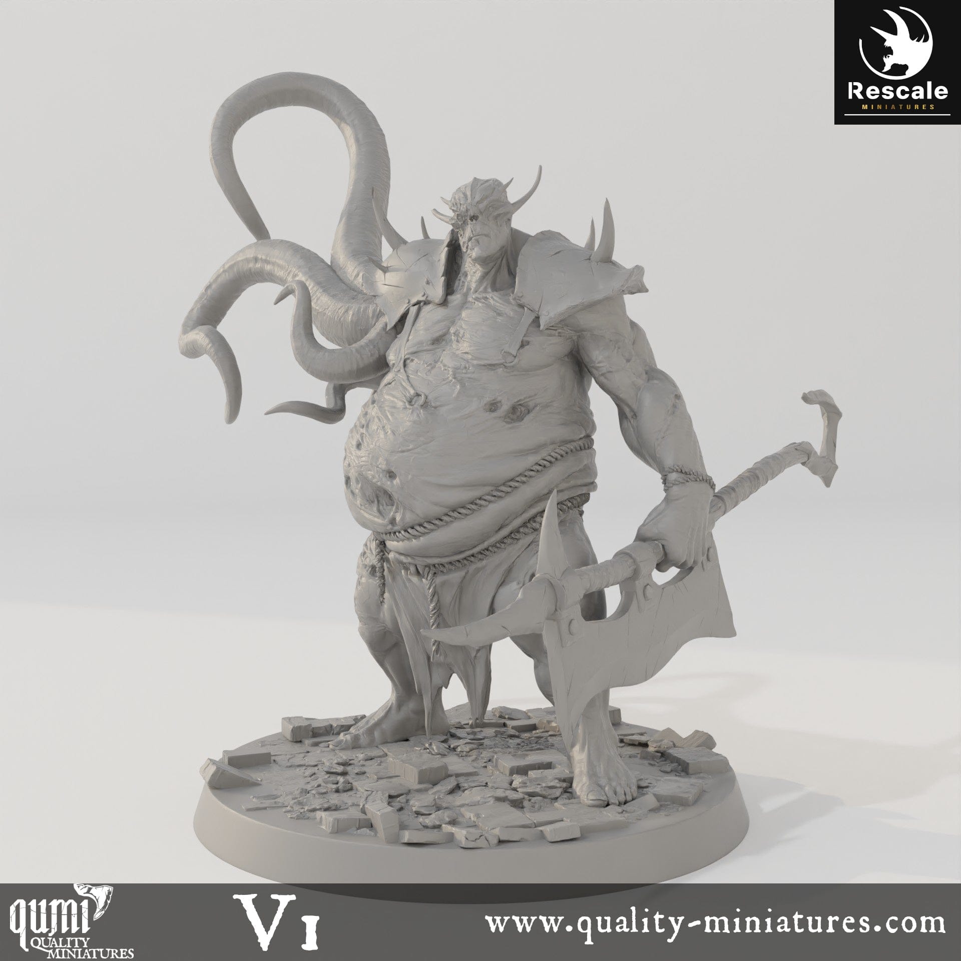 Executioner - 32mm Tabletop RPG Mini - Qumi - Rescale Miniatures ...