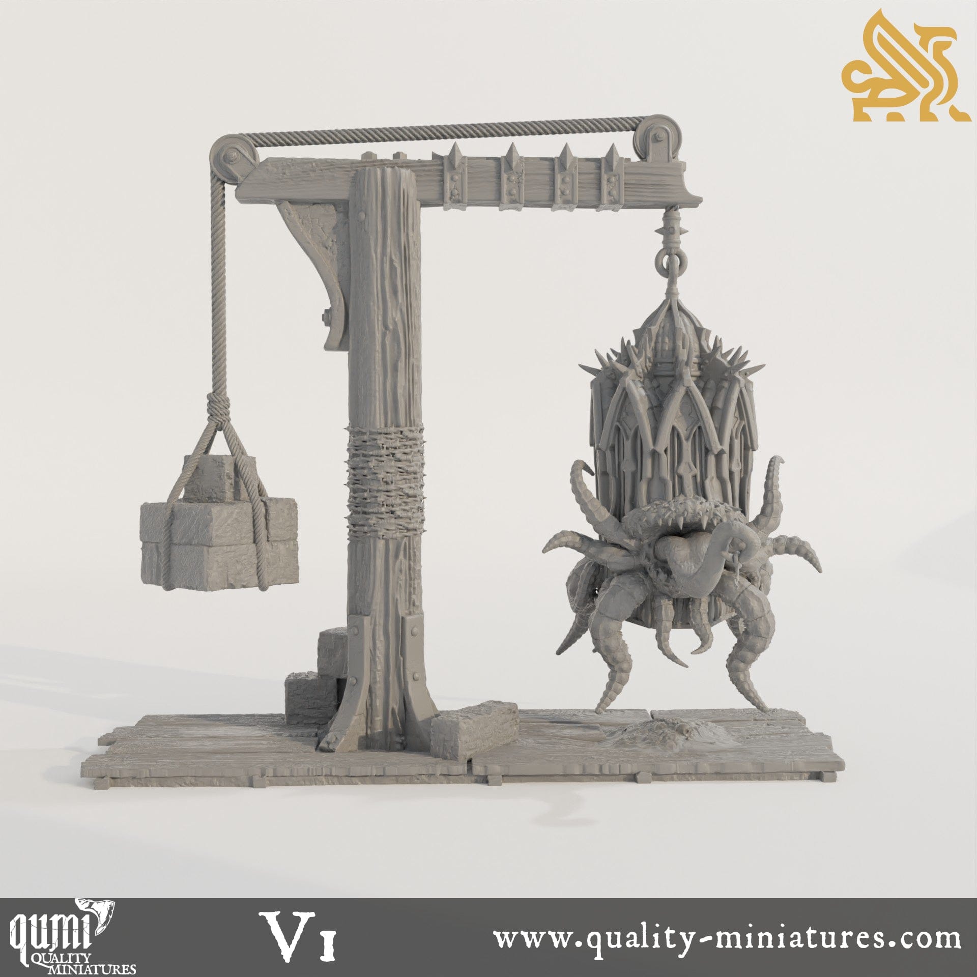 Plagued Streets of Canos - Gibbet Cage - Tabletop RPG Mini - Qumi - DM ...