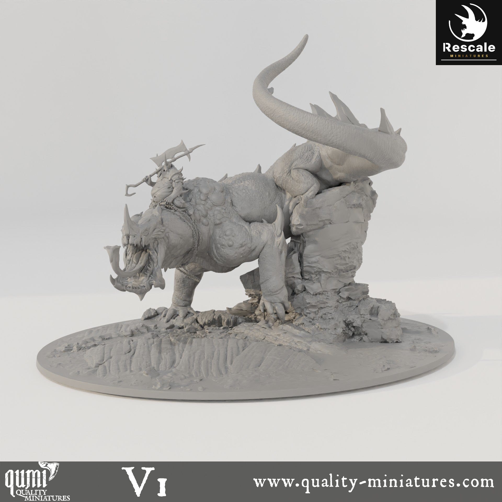 Sludgeborn - 32mm Tabletop RPG Mini - Qumi - Rescale Miniatures ...