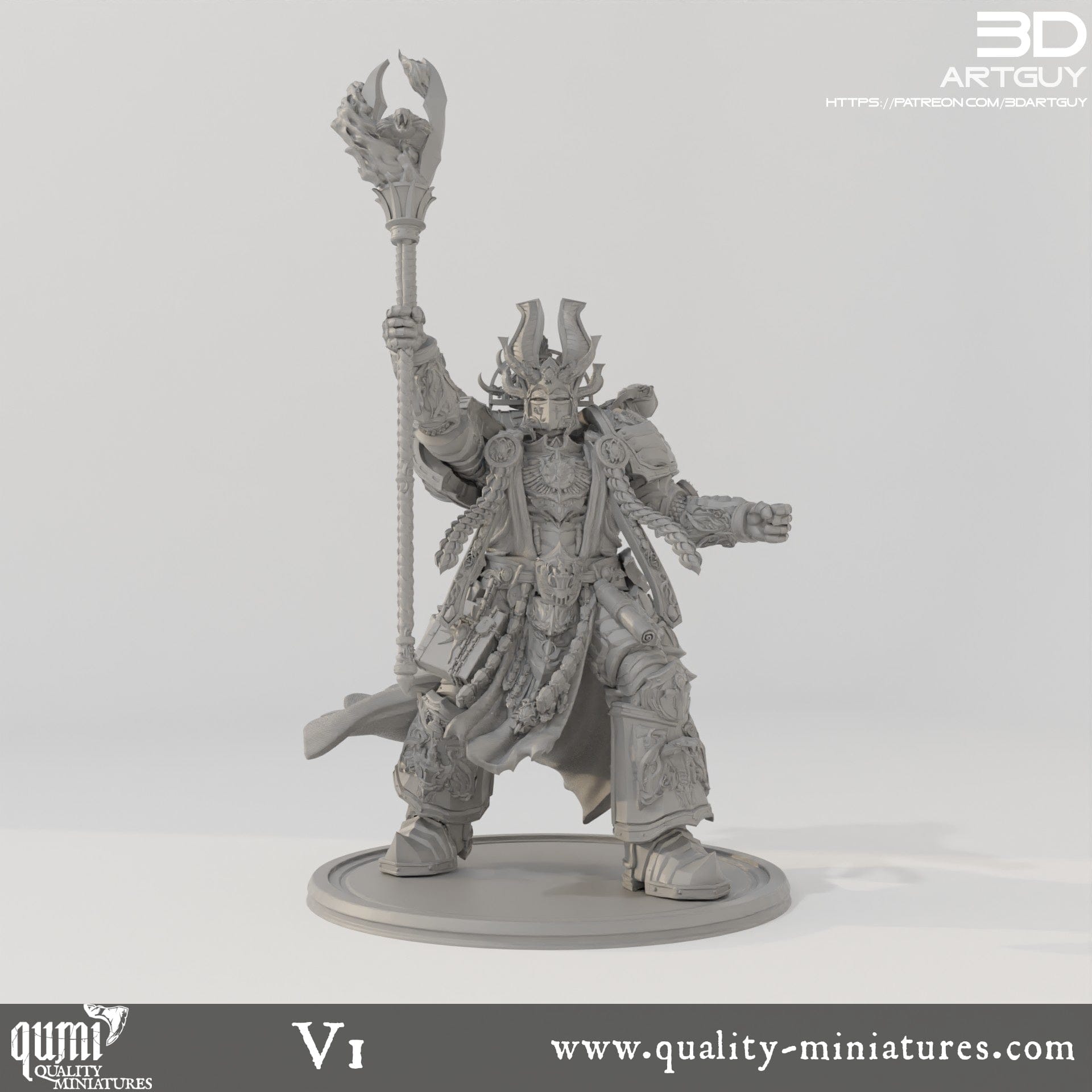 Sorcerer - 32mm Tabletop RPG Mini - Qumi - 3D ArtGuy – Quality ...